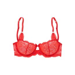 Lascana BH Damen Gr&ouml;&szlig;e 75 rot / wei&szlig;