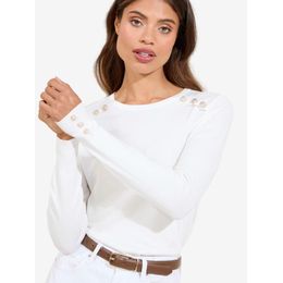 Lipsy Pullover Damen Gr&ouml;&szlig;e M wei&szlig;
