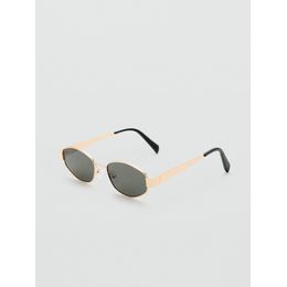 Mango Sonnenbrille 'ESME' Herren Gr&ouml;&szlig;e One Size gold / schwarz