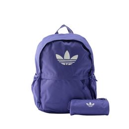 adidas originals Set: Rucksack und Federm&auml;ppchen Jungen Gr&ouml;&szlig;e NS lila / wei&szlig;