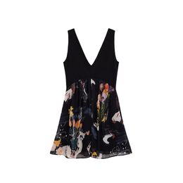 Desigual Kleid Damen Gr&ouml;&szlig;e 40 mischfarben / schwarz Winterkleid