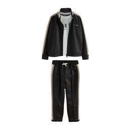 Baker By Ted Baker Set Jungen Gr&ouml;&szlig;e 140 ecru / schwarz / wei&szlig;