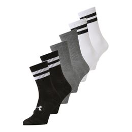 Under Armour Sportsocken 'Essential' Herren Gr&ouml;&szlig;e 34/38 graumeliert / schwarz / wei&szlig;
