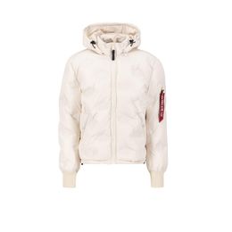Alpha Industries Jacke Herren Gr&ouml;&szlig;e S rot / wei&szlig; / naturwei&szlig;