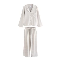next Pyjama Damen Gr&ouml;&szlig;e XL creme Winterkleid