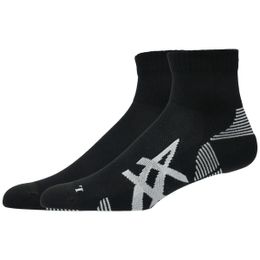 asics Cushioned Run Quarter Socks 2-Pack Unisex