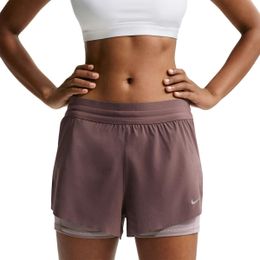 Nike Swift Dri-FIT Mid-Rise 2-in-1 Shorts Damen