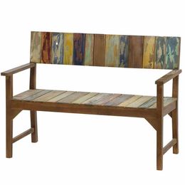 siena GARDEN Gartenbank 'Palu' teak 124 x 60 x 90 cm