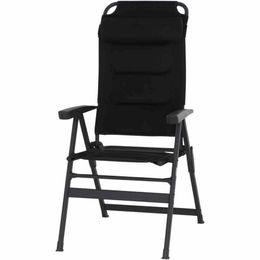 siena GARDEN Campingstuhl 'Premium' anthrazit 59 x 118 x 70,5 cm, verstellbare R&uuml;ckenlehne