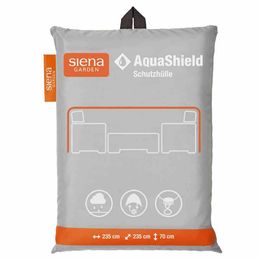 siena GARDEN Loungeh&uuml;lle AquaShield 235 x 235 x 70 cm Reduktion von Kondensation und Schimmel, Abdichtung durch Zugband, Grau