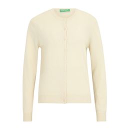 United Colors Of Benetton Strickjacke Damen Gr&ouml;&szlig;e L elfenbein