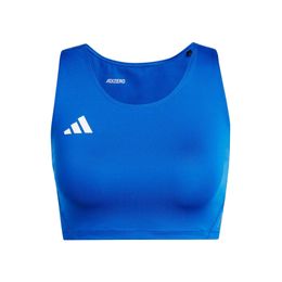 adidas Performance Sporttop 'ADIZERO E' Damen Gr&ouml;&szlig;e S blau / wei&szlig;