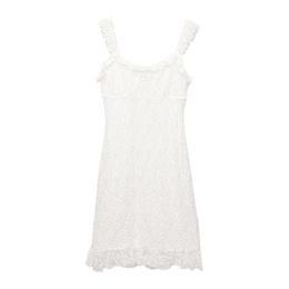 Pull&Bear Pull&bear Kleid Damen Gr&ouml;&szlig;e 42 wei&szlig;