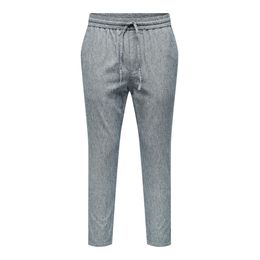 Only & Sons Only & Sons Hose 'Linus' Herren Gr&ouml;&szlig;e 34 taubenblau / wei&szlig;