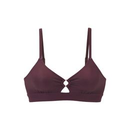 Lascana Bikinitop Damen Gr&ouml;&szlig;e 75 aubergine