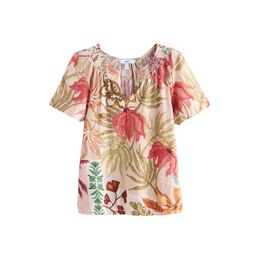 next T-Shirt Damen Gr&ouml;&szlig;e L khaki / grasgr&uuml;n / rosa / rot