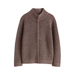 next Strickjacke Jungen Gr&ouml;&szlig;e 110 schoko / mokka