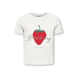 Only Mini T-Shirt 'KMGCandy' M&auml;dchen Gr&ouml;&szlig;e 110 gelb / gr&uuml;n / rot / wei&szlig;
