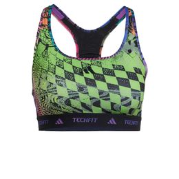 adidas Performance Sport-BH 'Adidas x Jeremy Scott' Damen Gr&ouml;&szlig;e XL/XXL royalblau / limette / dunkelorange / schwarz