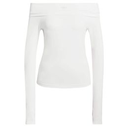 adidas originals Shirt 'OFF-SHOULDER LONG SLEEVE' Damen Gr&ouml;&szlig;e L wei&szlig;