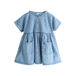 next Kleid M&auml;dchen Gr&ouml;&szlig;e 104 blue denim