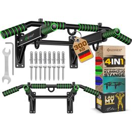 Kesser&reg; 4in1 Klimmzugstange zur Wandmontage rutschfesten Griffen zus&auml;tzliche Funktion f&uuml;r Seile Ringe und Boxs&auml;cke mit verschiedenen Griffpositionen sicher & stabil Pull Up Bar f&uuml;r zuhause