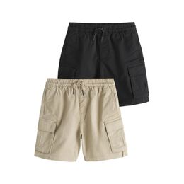 next Shorts Jungen Gr&ouml;&szlig;e 110 khaki / schwarz