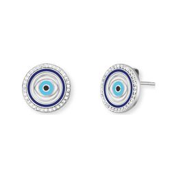 Engelsrufer Ohrringe 'Lucky Eye' Damen Gr&ouml;&szlig;e One Size hellblau / dunkelblau / silber