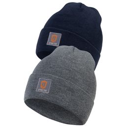 INDICODE Jeans Beanie 'Vulcano' male Grey, Black size One Size