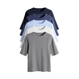 The Set T-Shirt Damen Gr&ouml;&szlig;e XL blau / nachtblau / schwarz / wei&szlig;