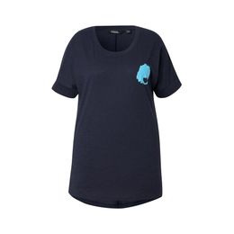 Ulla Popken Shirt Damen Gr&ouml;&szlig;e M/L marine / aqua