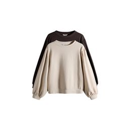 The Set Sweatshirt Damen Gr&ouml;&szlig;e M beige