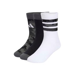 adidas Performance Sportsocken Jungen Gr&ouml;&szlig;e 31/33 grau / anthrazit / schwarz / wei&szlig;