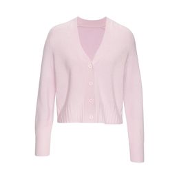 Lascana Strickjacke Damen Gr&ouml;&szlig;e L ros&eacute;