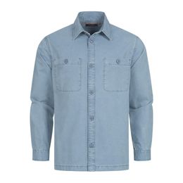 INDICODE JEANS Hemd 'Pilou' Herren Gr&ouml;&szlig;e S blau / indigo / blue denim
