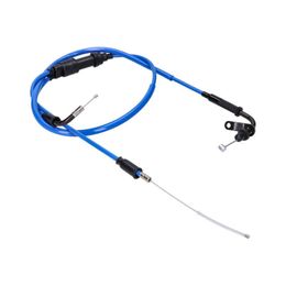 Gaszug komplett Doppler PTFE blau f&uuml;r Rieju MRT, MRX, SMX, RRX, Tango, RS3