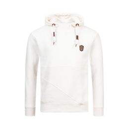 INDICODE Jeans Sweatshirt 'Meza' male White size M