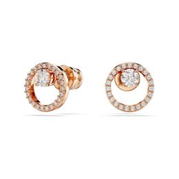 Swarovski Ohrringe Damen Gr&ouml;&szlig;e One Size rosegold / transparent