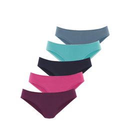 Lascana Slip Damen Gr&ouml;&szlig;e XS/S marine / t&uuml;rkis / taubenblau / beere / fuchsia