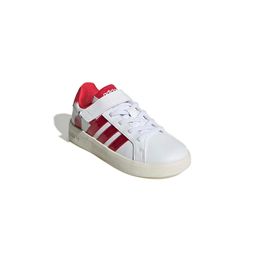 adidas Sportswear Sportschuh 'GRAND COURT 3.0 EL C' Jungen Gr&ouml;&szlig;e 31.5 rot / wei&szlig;