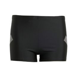 adidas Performance Sportbadeshorts 'Big Bars' Jungen Gr&ouml;&szlig;e 176 grau / schwarz