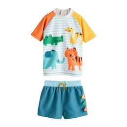 next Badeset Jungen Gr&ouml;&szlig;e 86 hellblau / petrol / orange / wei&szlig;