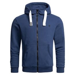 Alessandro Salvarini Zip-Up Hoodie male Blue size XXL