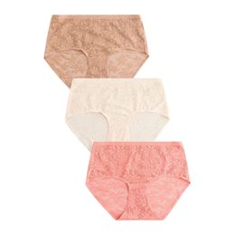 next Panty Damen Gr&ouml;&szlig;e XXXL beige / hellbraun / pink