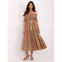 Madnezz House Dress 'A2609' female Beige size M/L