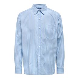 Only & Sons Only & Sons Hemd Herren Gr&ouml;&szlig;e XL hellblau / wei&szlig;