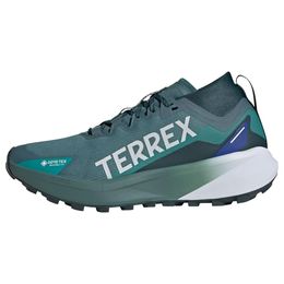 adidas terrex Laufschuh 'Agravic GTX Trail' Herren Gr&ouml;&szlig;e 47/47.5 enzian / cyanblau / dunkelgr&uuml;n / offwhite