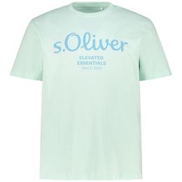 Gro&szlig;e Gr&ouml;&szlig;en s.Oliver T-Shirt mit Label-Print Farbe mint Gr&ouml;&szlig;e: 3XL