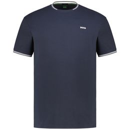Gro&szlig;e Gr&ouml;&szlig;en BOSS T-Shirt mit Elasthan Farbe dunkelblau Gr&ouml;&szlig;e: 4XL