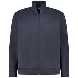 Gro&szlig;e Gr&ouml;&szlig;en BOSS Sweatjacke mit Elasthan Farbe dunkelblau Gr&ouml;&szlig;e: 4XL